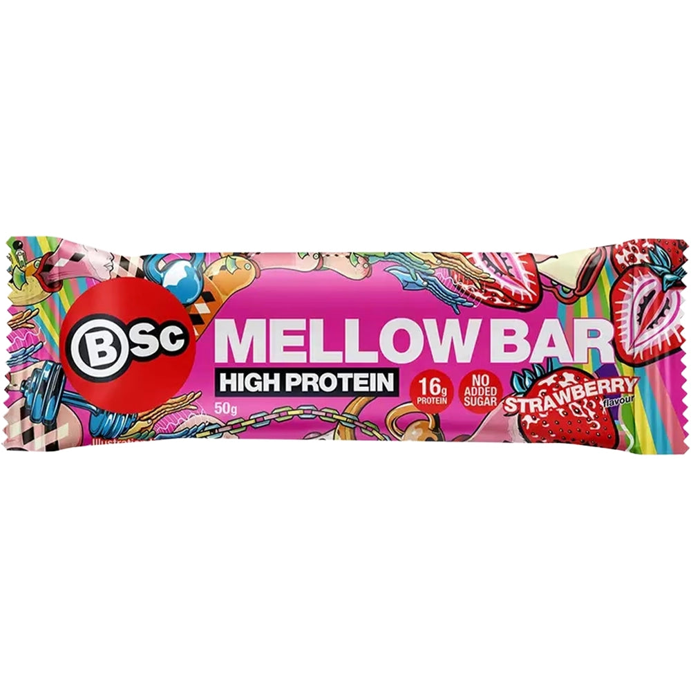 BSC Mellow Bar Strawberry 50g – Snackje