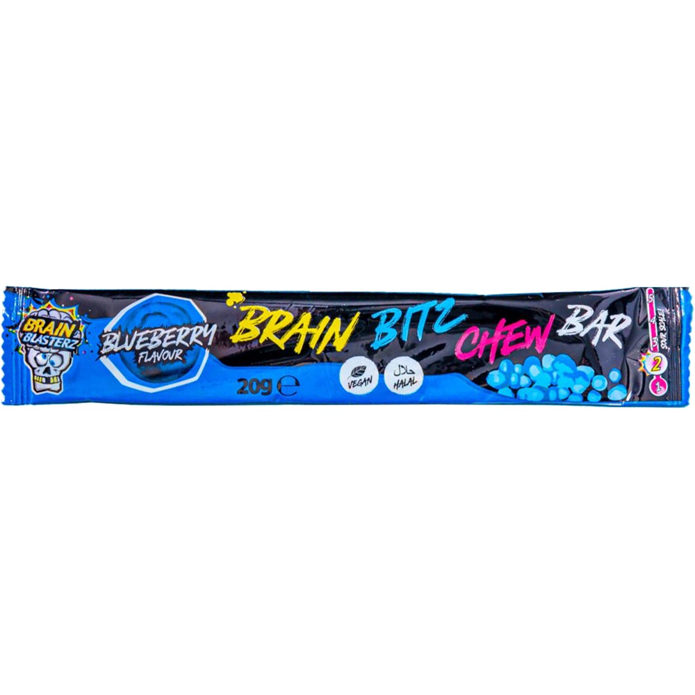 Brain Blasterz Brain Bitz Chew Bar 20g – Snackje
