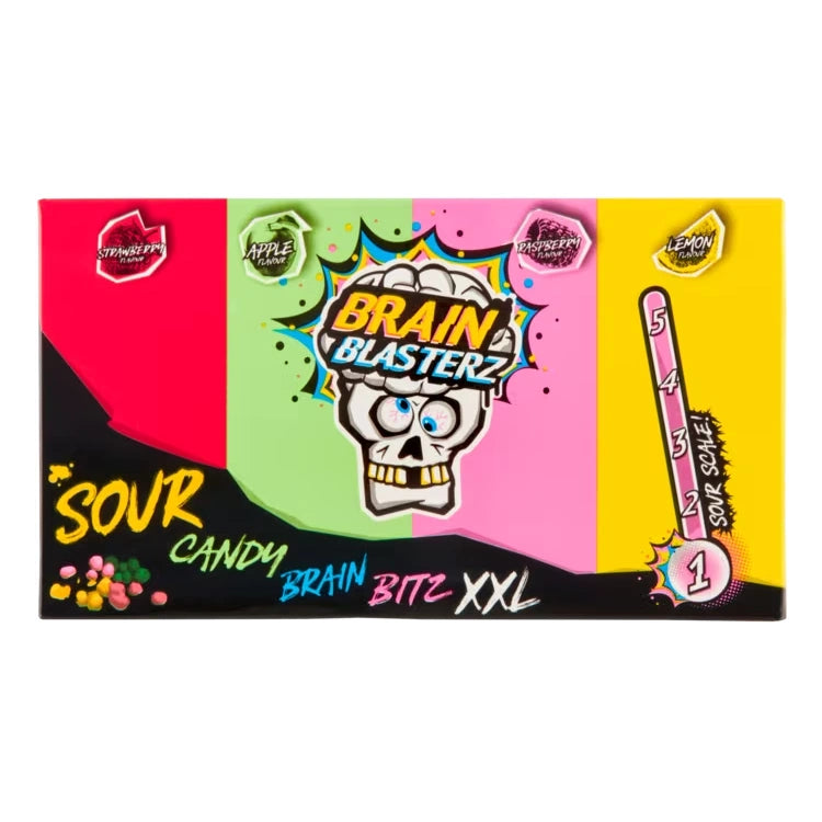 Brain Blasterz Sour Brain Bitz XXL 144g – Snackje