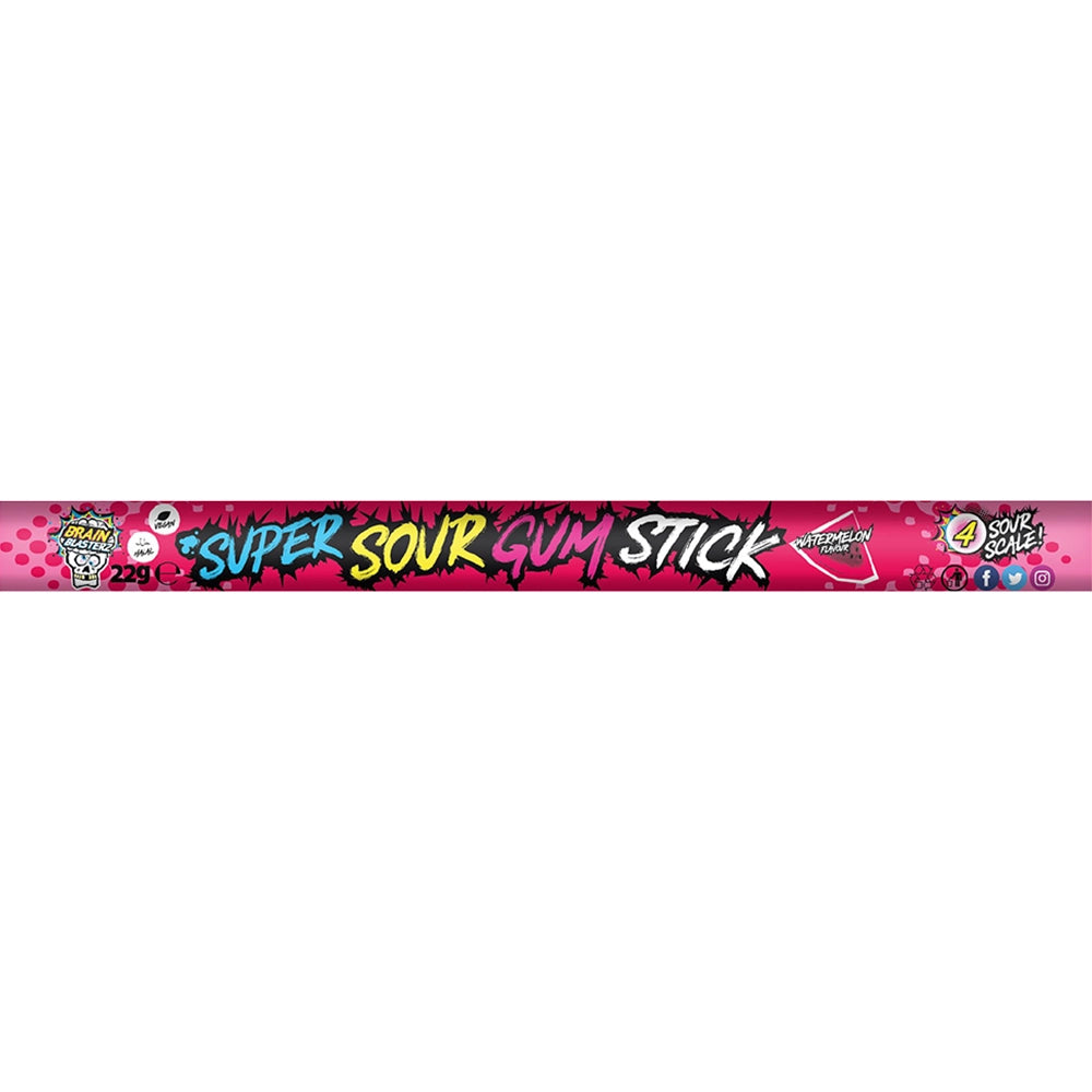 Brain Blasterz Super Sour Gum Stick 22g – Snackje