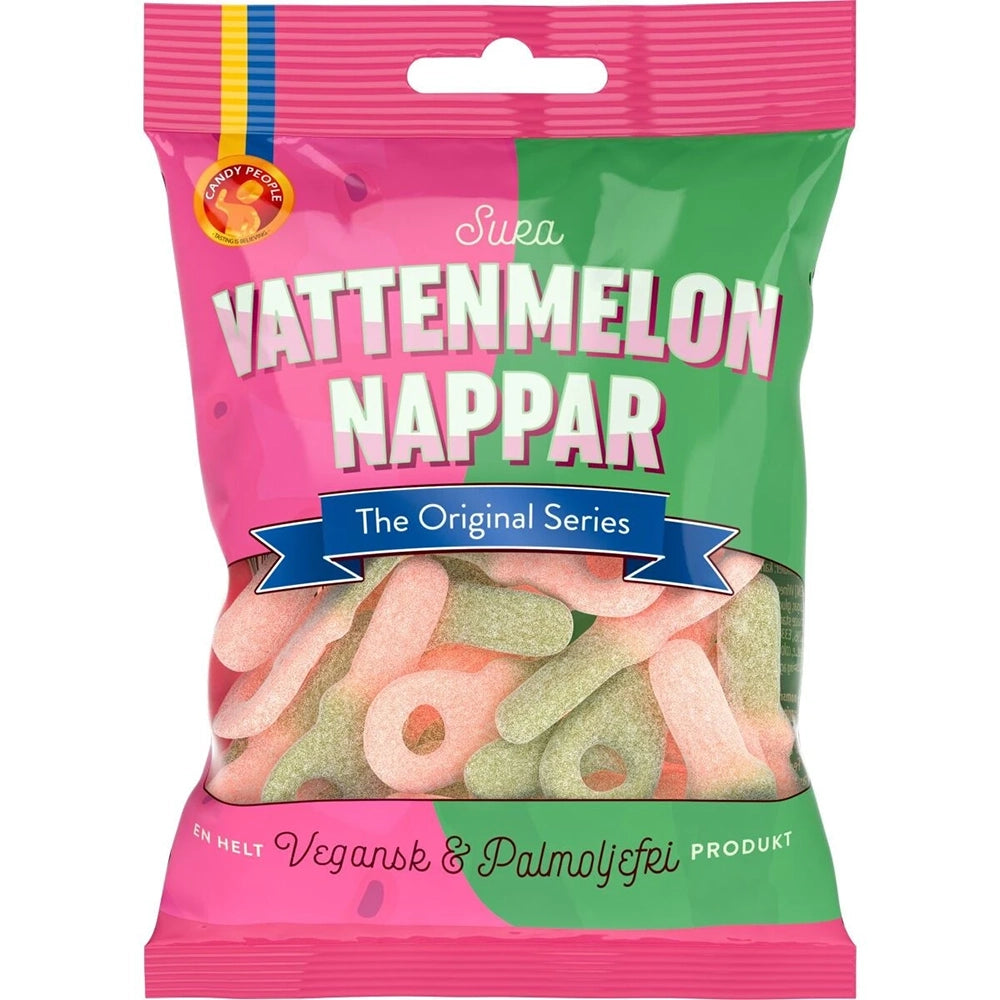 Candy People Nappar Watermelon Sour 80g – Snackje