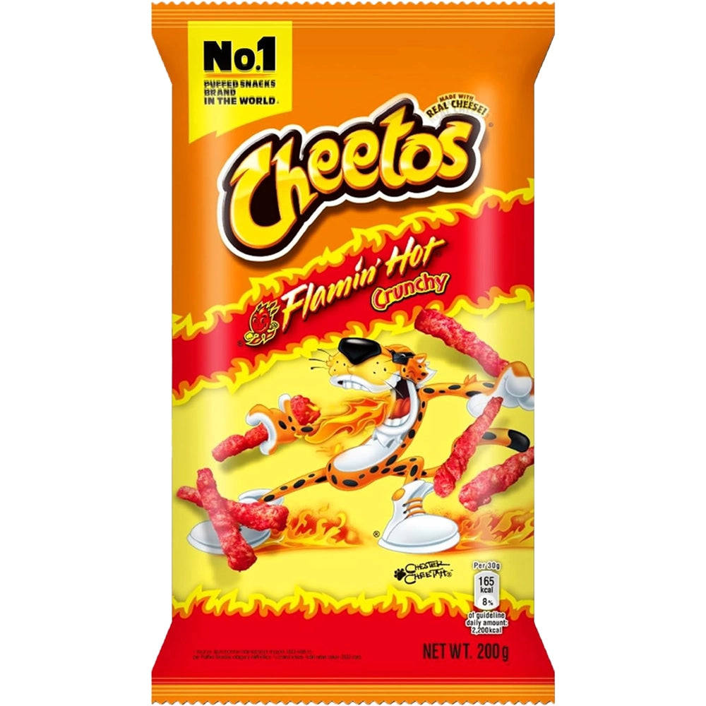 Cheetos Japan Crunchy Flamin' Hot 200g – Snackje
