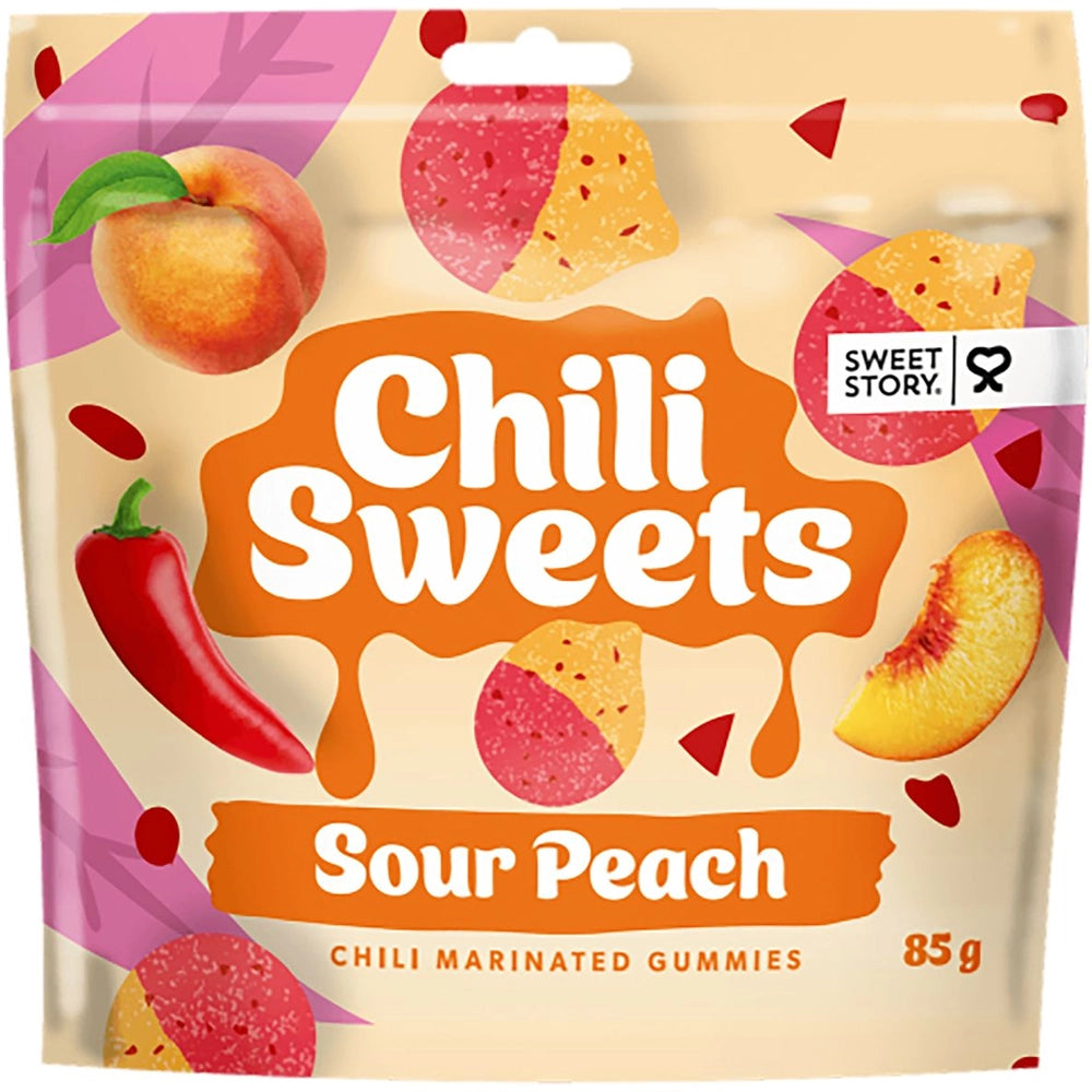 Chili Sweets Sour Peach 85g – Snackje