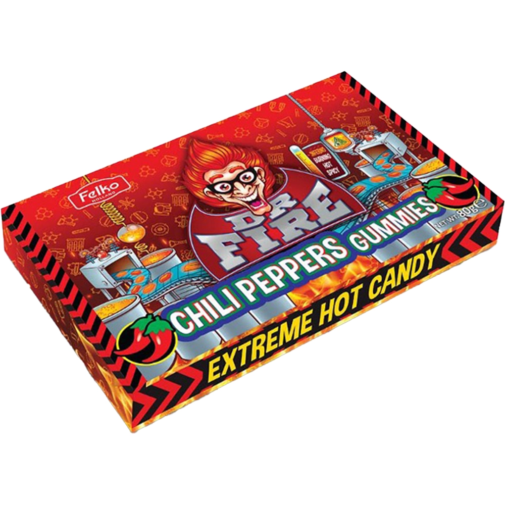 Dr. Fire Chili Pepper Gummies 80g – Snackje