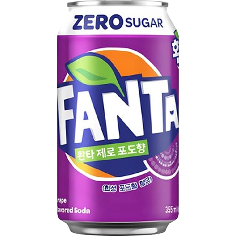 Fanta Zero Grape Korea 355ml – Snackje
