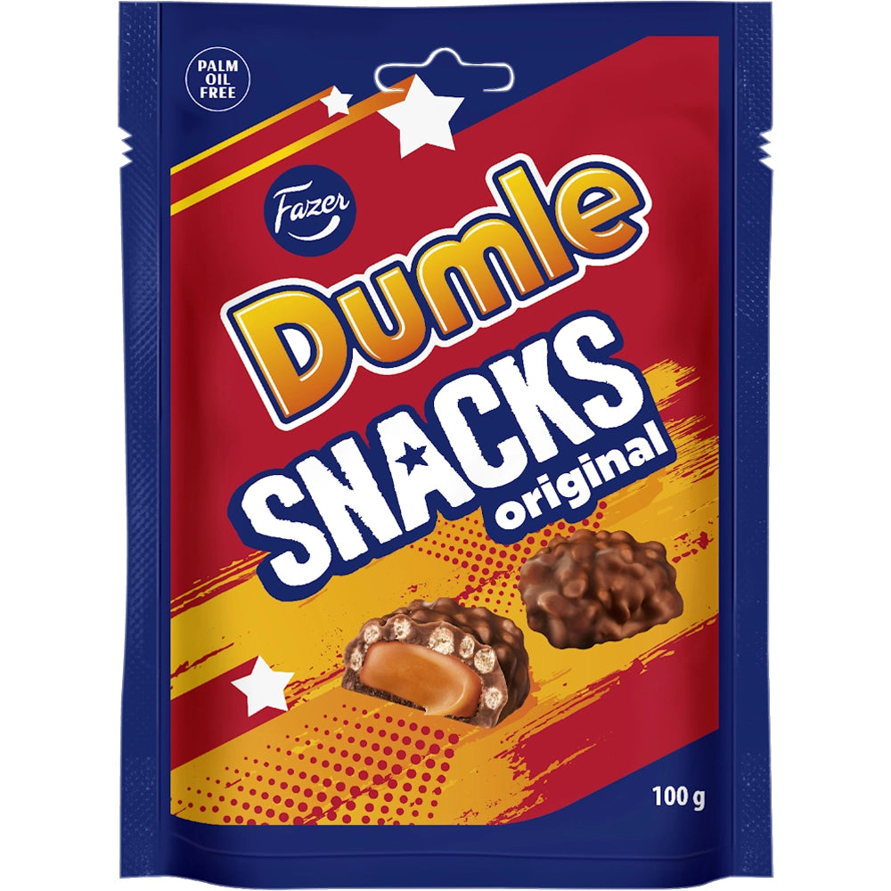 Fazer Dumle Snacks Original 100g – Snackje