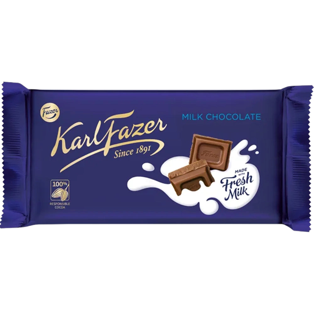 Fazer Milk Chocolate 145g – Snackje