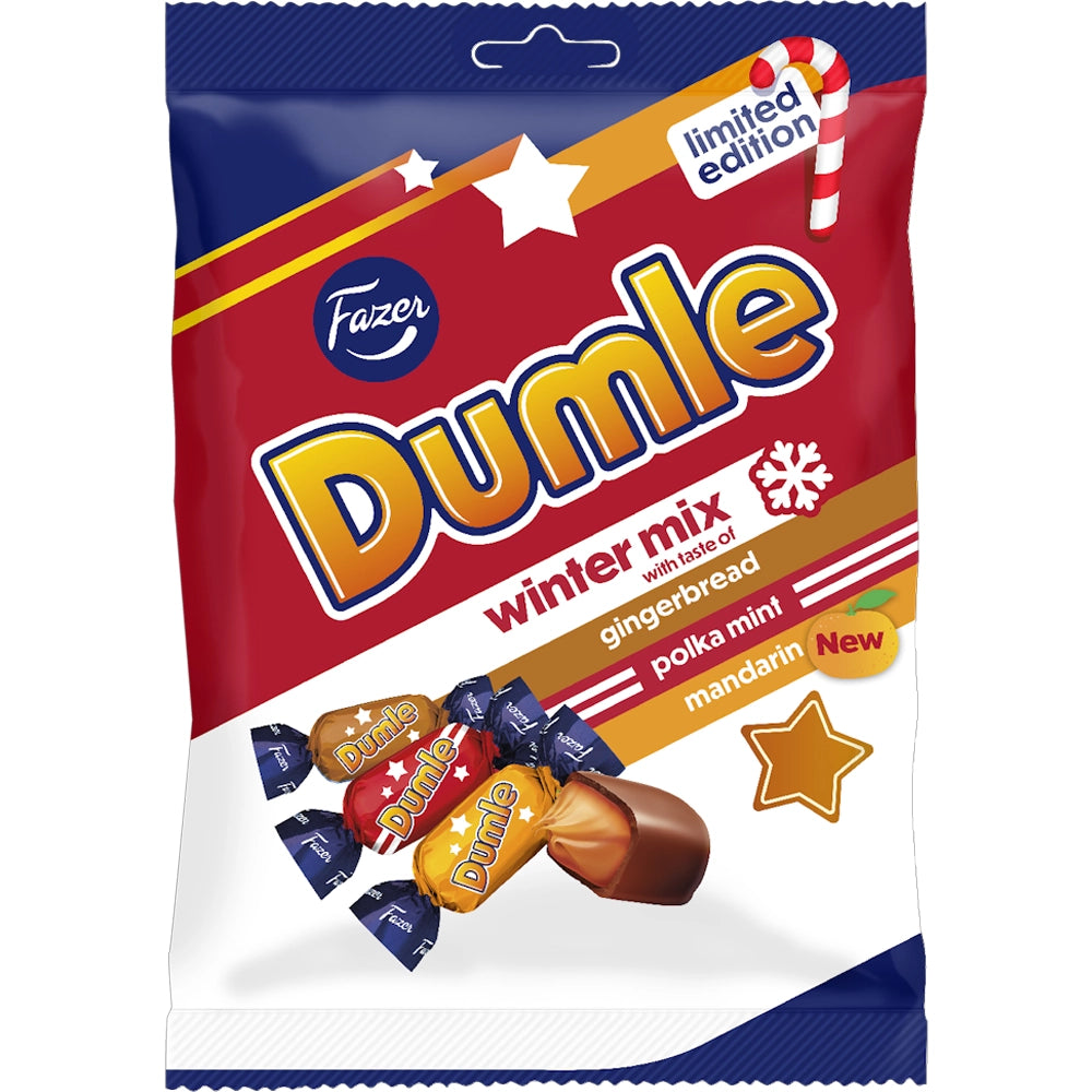 Fazer Dumle Winter Mix 180g – Snackje