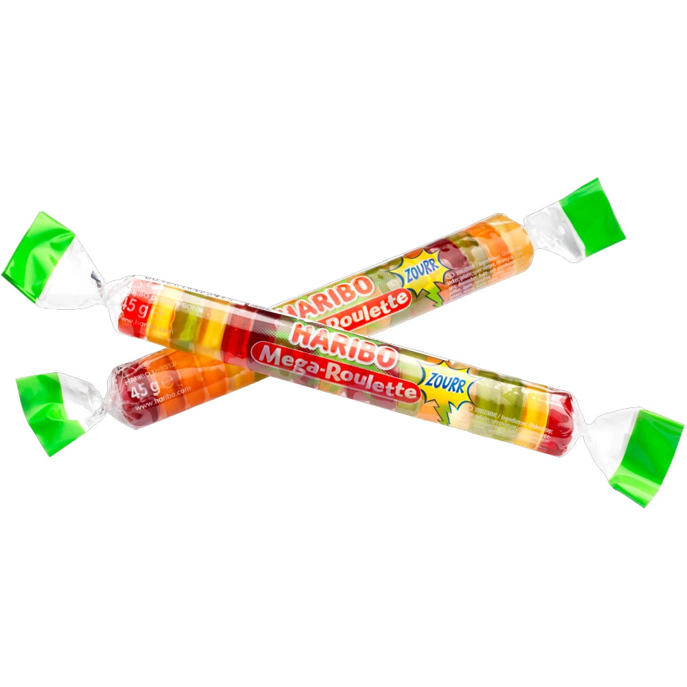 Haribo Mega Roulette Sour 45g – Snackje