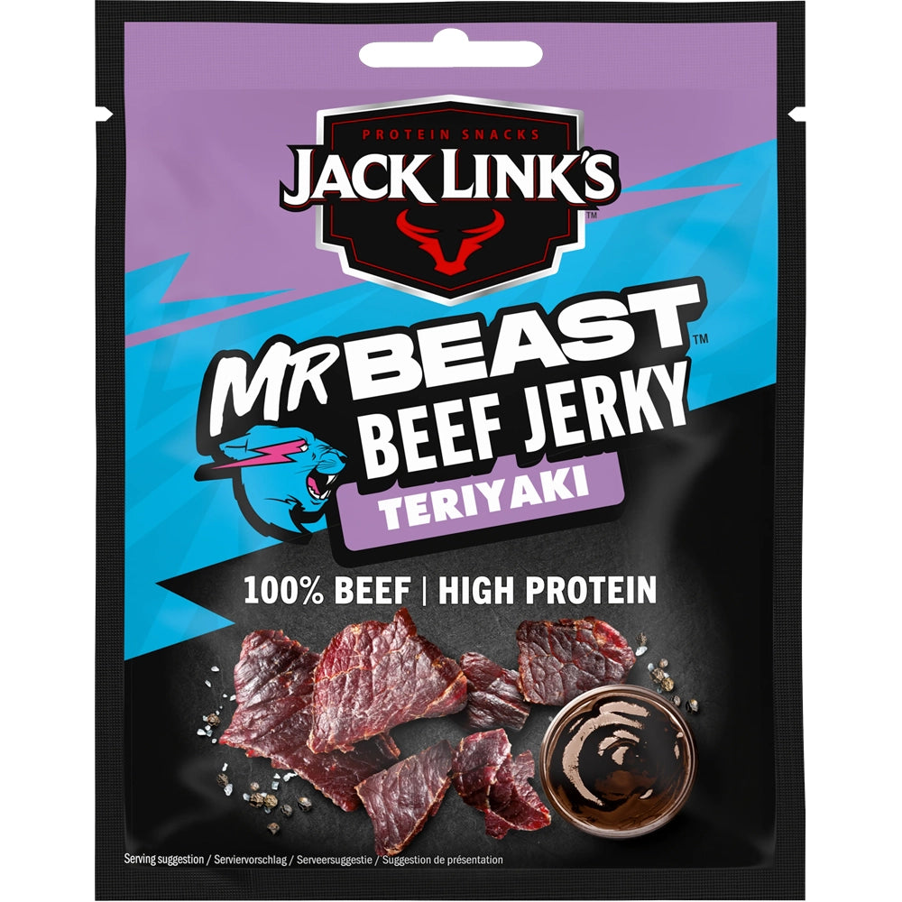 Jack Link's Mr Beast Beef Jerky Teriyaki 25g – Snackje