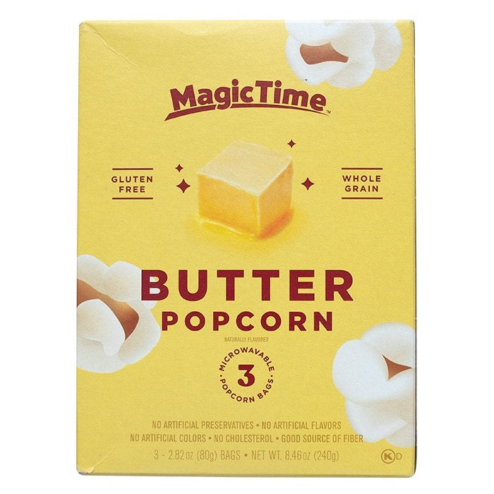 Magic Time Butter Popcorn (3 x 80g) 240g – Snackje