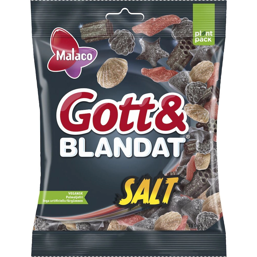 Malaco Gott & Blandat Salt 150g – Snackje