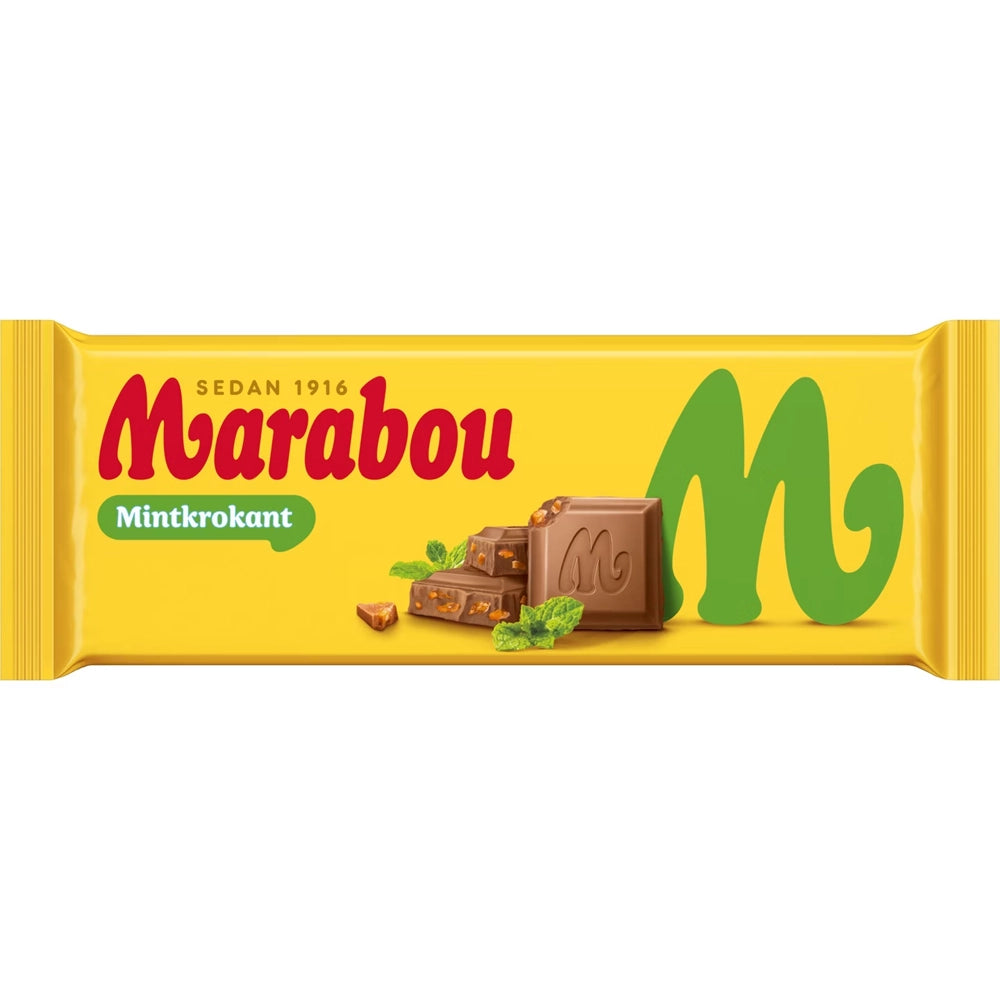 Marabou Crispy Mint 160g – Snackje
