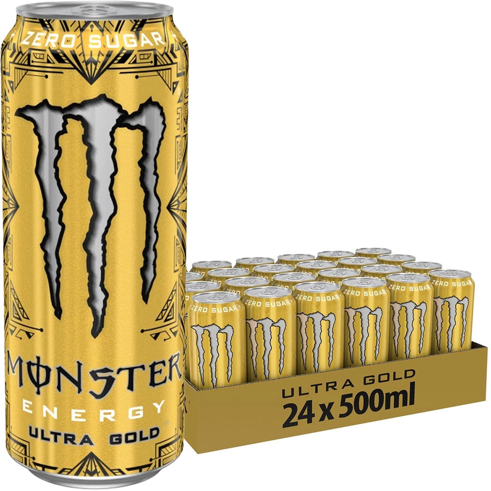 Monster Energy Ultra Gold 500ml [24 Tray] – Snackje