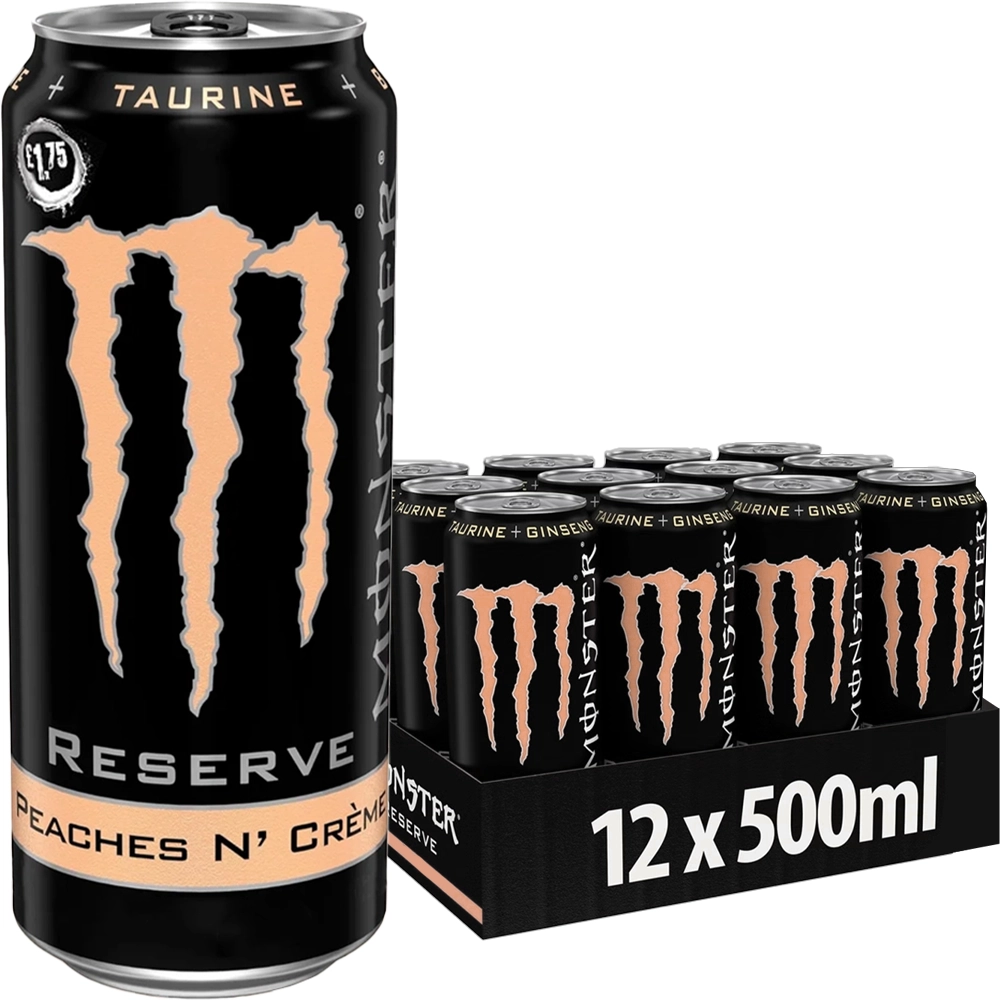 Monster Energy Reserve Peaches N' Creme 500ml [12 Tray] – Snackje