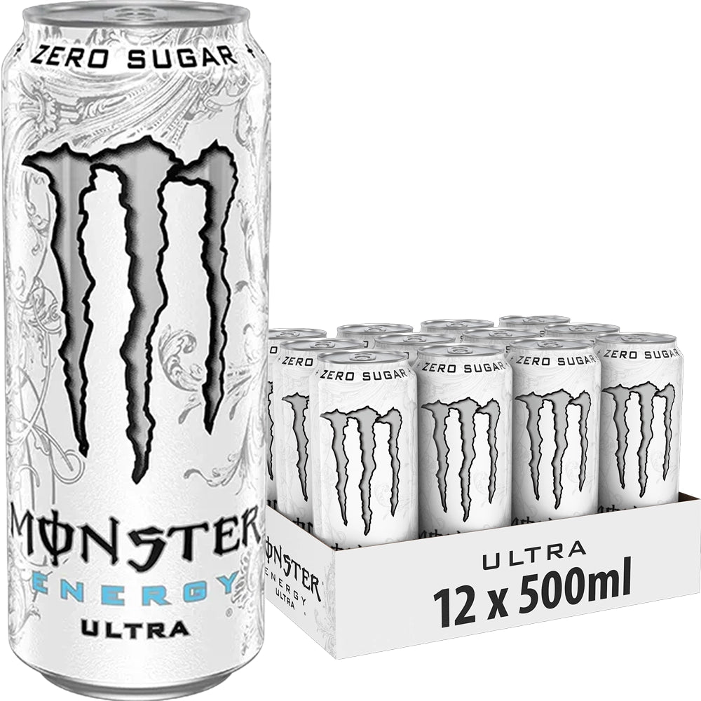 Monster Energy Ultra White 500ml [12 Tray] – Snackje