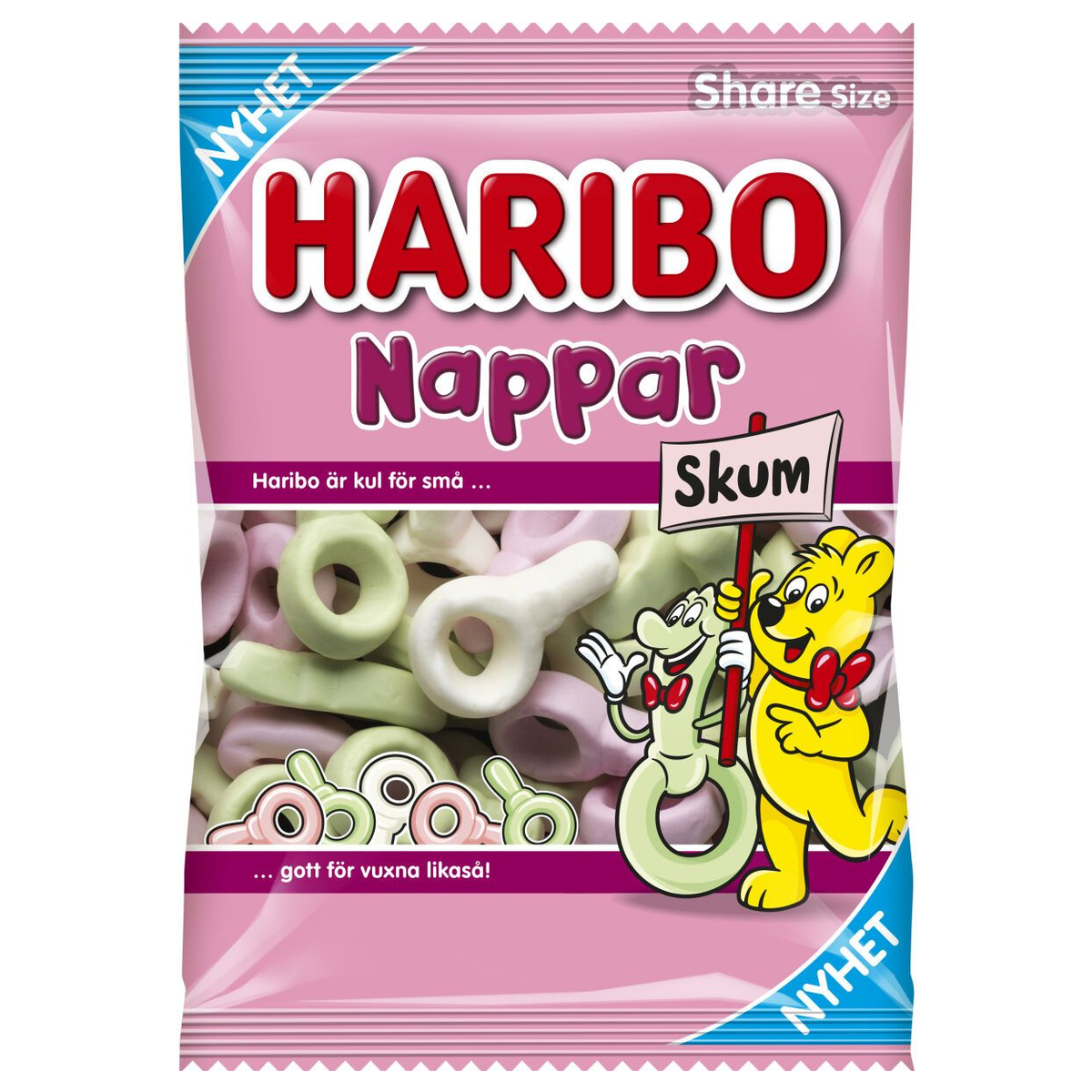 Haribo Nappar Foam 120g – Snackje