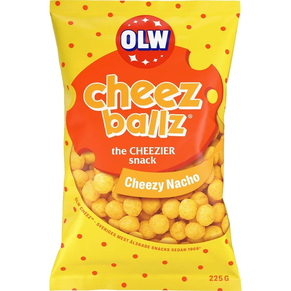 OLW Cheez Ballz Cheezy Nacho 160g – Snackje