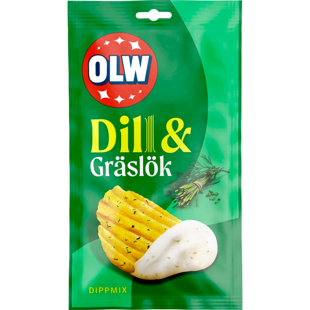 OLW Dip Mix Dill & Chives 24g – Snackje