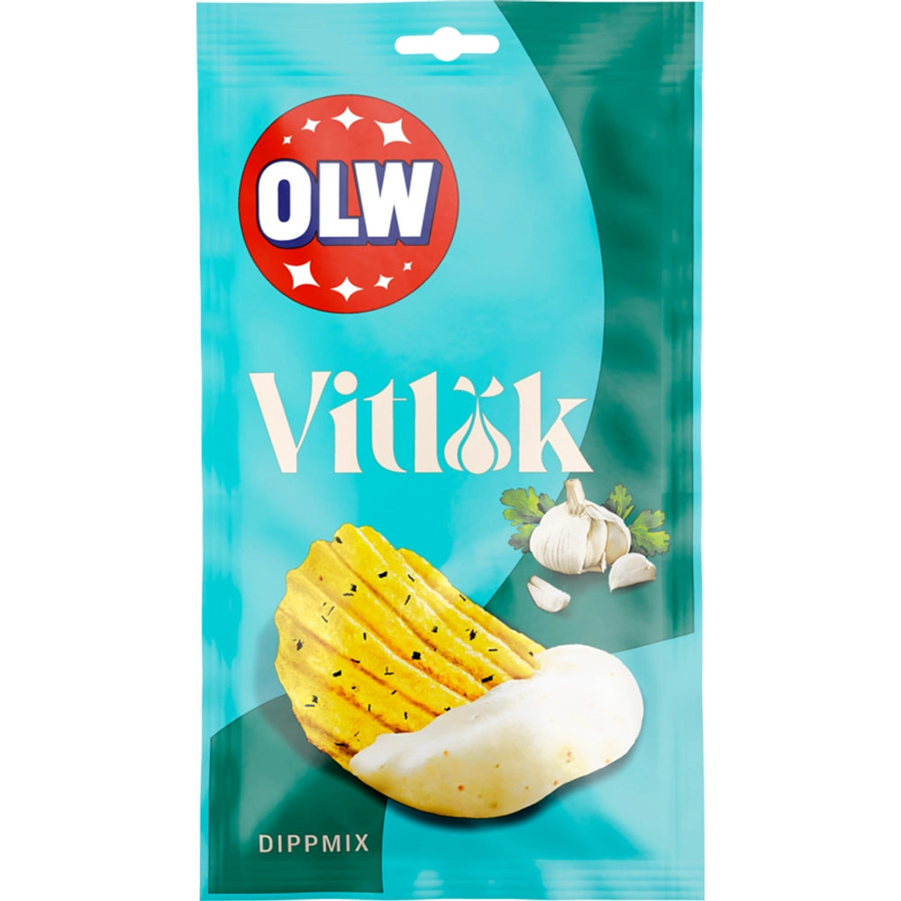 OLW Dip Mix Garlic 21g – Snackje