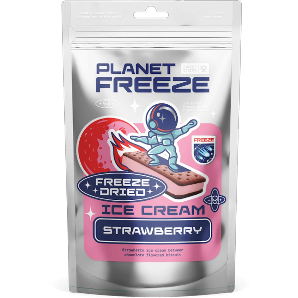 Planet Freeze Freeze Dried Ice Cream Strawberry 40g – Snackje