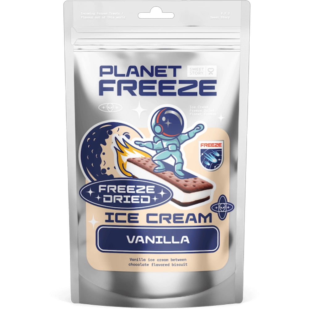 Planet Freeze Freeze Dried Ice Cream Vanilla 40g – Snackje