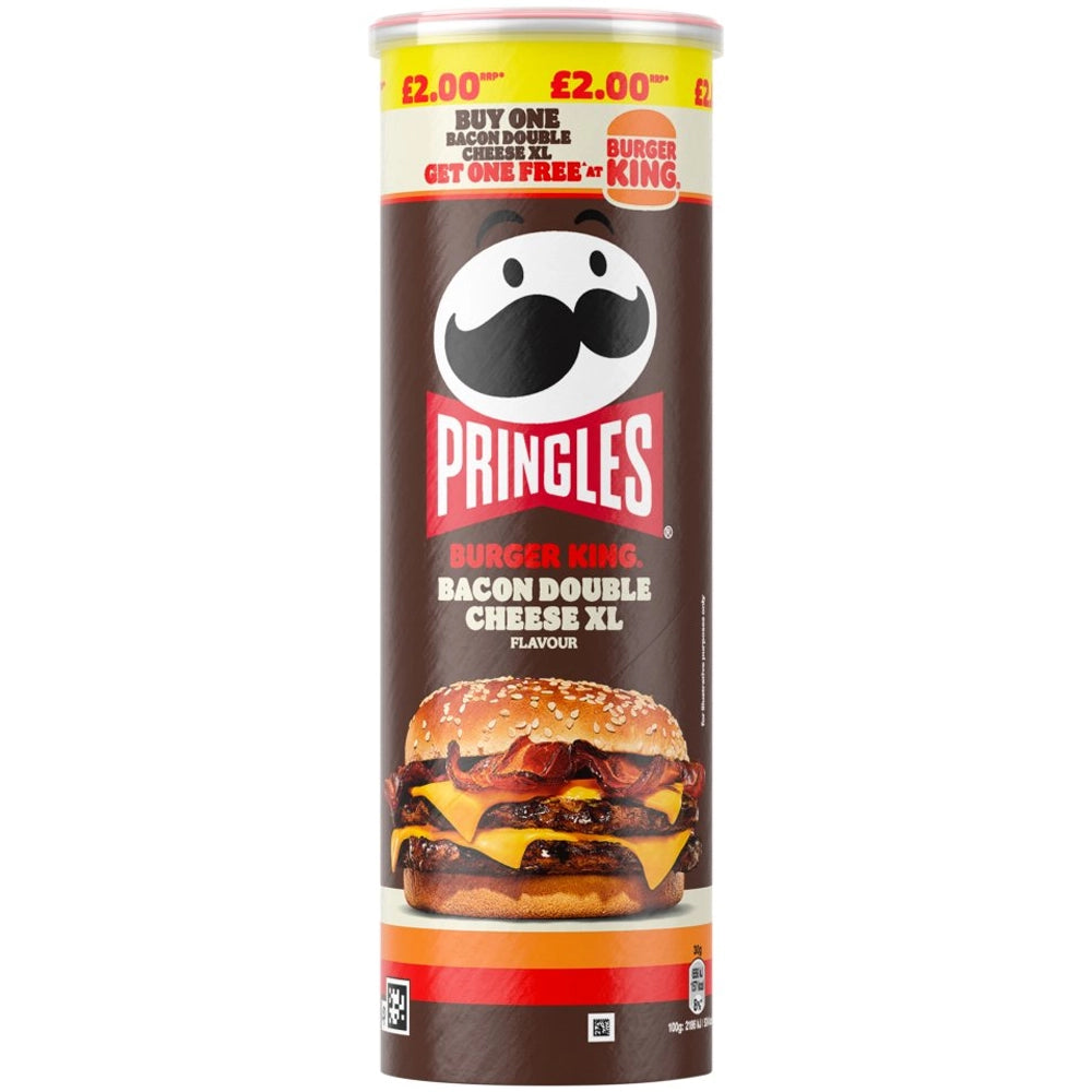 Pringles Burger King Bacon Double Cheese XL 165g – Snackje