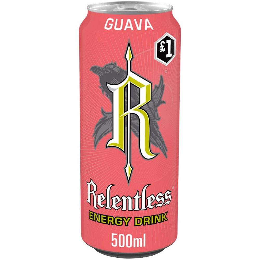Relentless Energy Drink Guava 500ml – Snackje