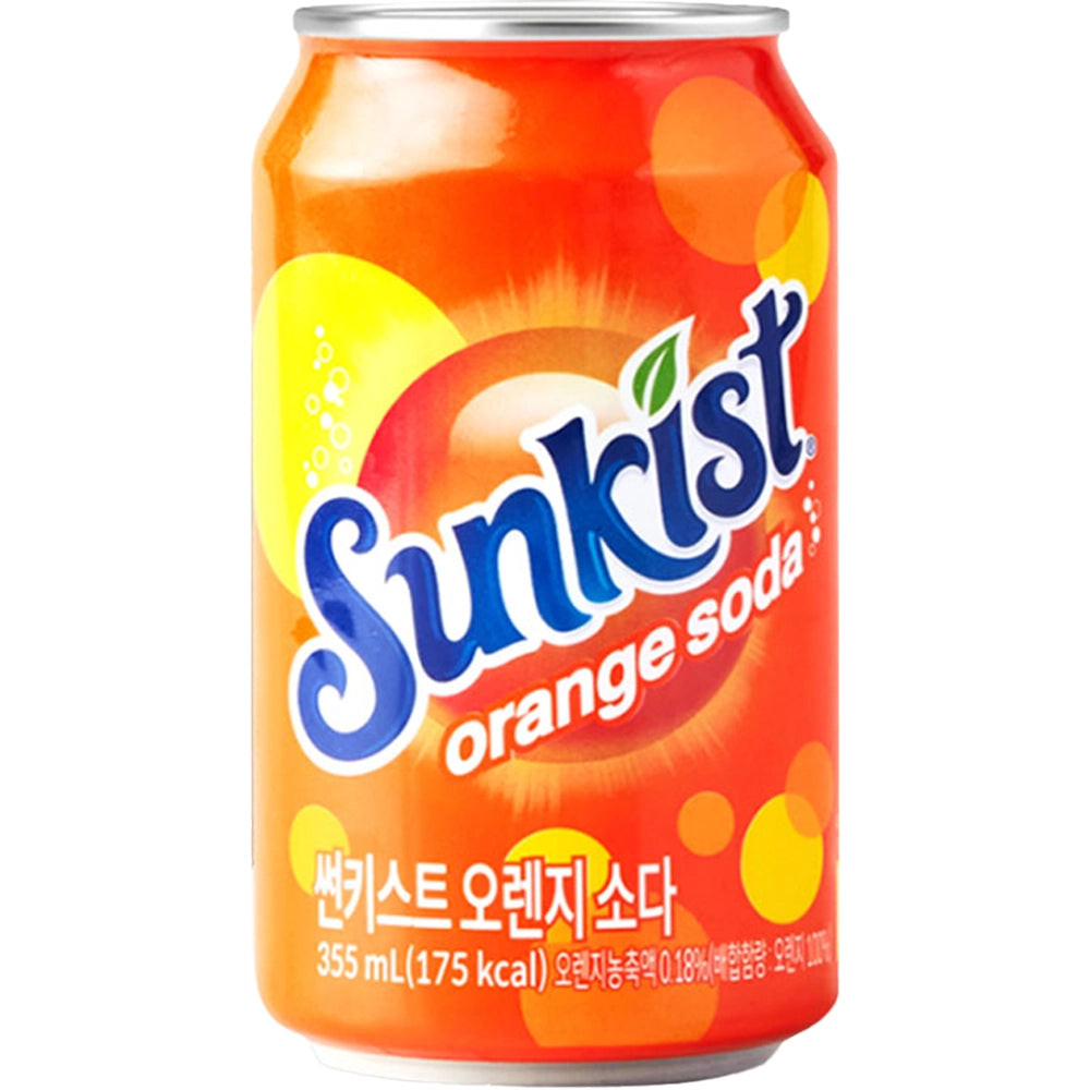 Sunkist Orange Soda Korea 355ml – Snackje