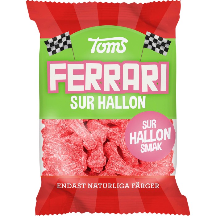 Toms Ferrari Sour Raspberry 120g – Snackje