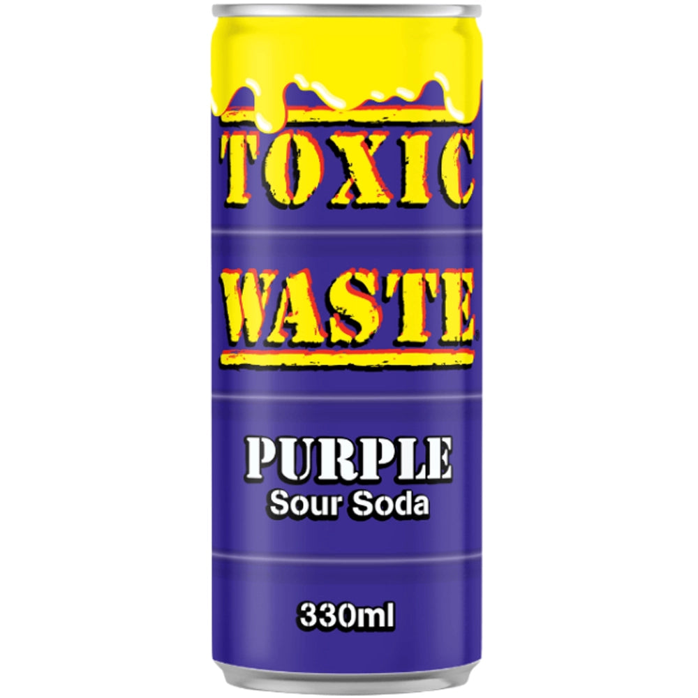 Toxic Waste Purple Sour Soda 330ml – Snackje