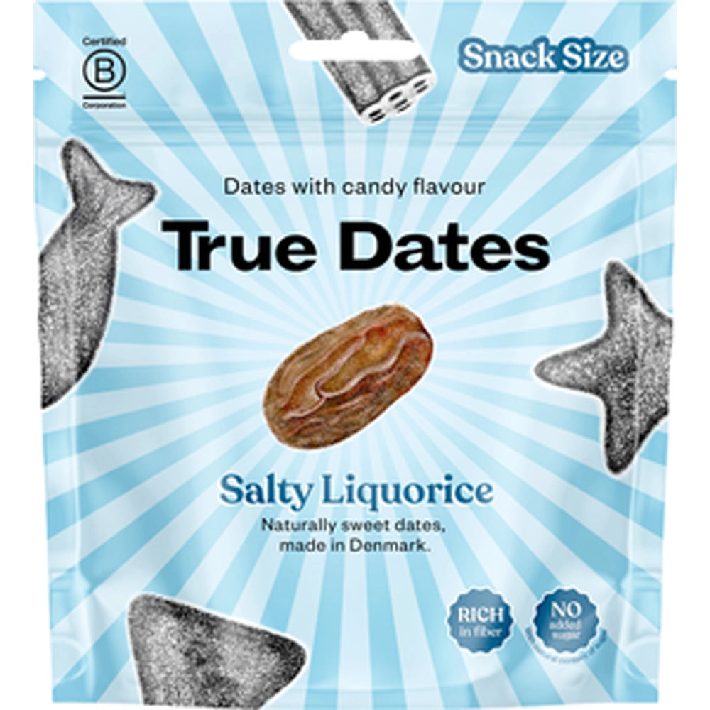 True Dates Salty Licorice 70g – Snackje